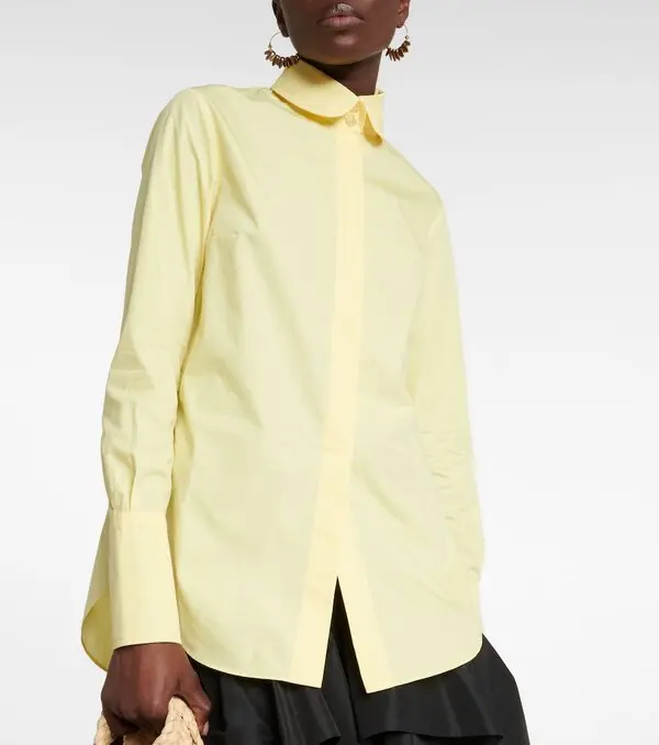 PATOU Oversized Cotton Poplin Shirt