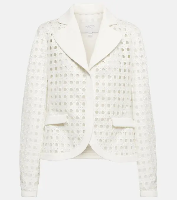Giambattista Valli Macramé Jacket - White