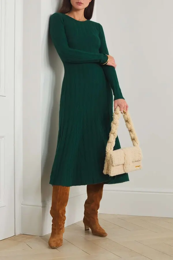 reformation forest green dress Reformation Julius Dress Silk Emerald Green Midi 4 Forest