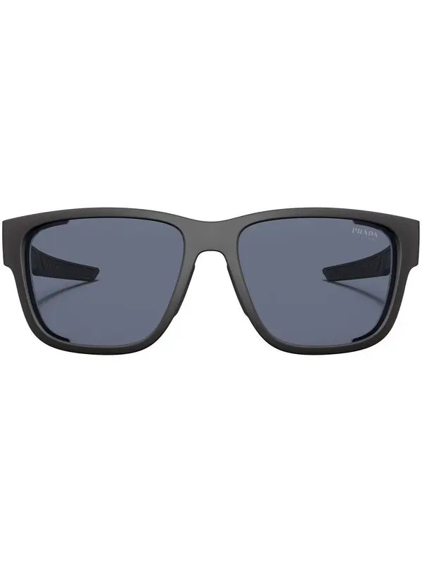Prada Logo-print Sunglasses - Black