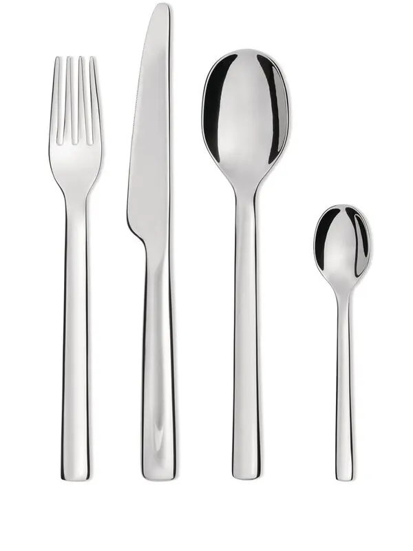 ALESSI Ovale 24-piece Cutlery Set - Silver