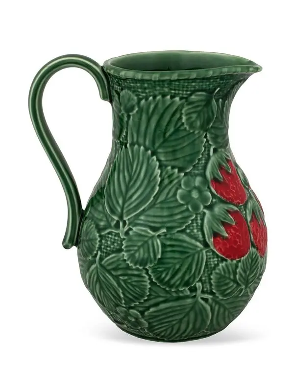BORDALLO PINHEIRO Morango Strawberry Print Pitcher