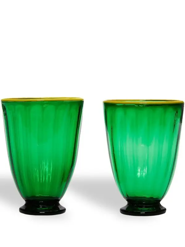 La DoubleJ Rainbow Glasses - Green
