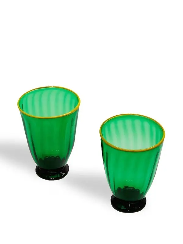 La DoubleJ Rainbow Glasses - Green