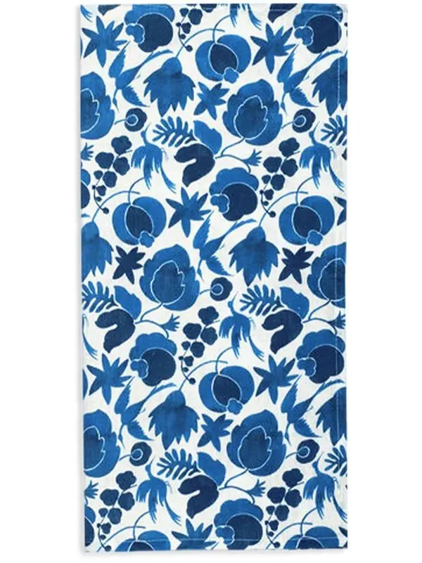 La DoubleJ Wildbird Blu Napkins - Blue