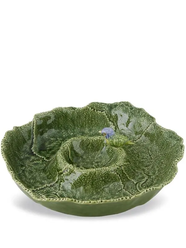 BORDALLO PINHEIRO Cinerária Glazed Appetizer Plate - Green