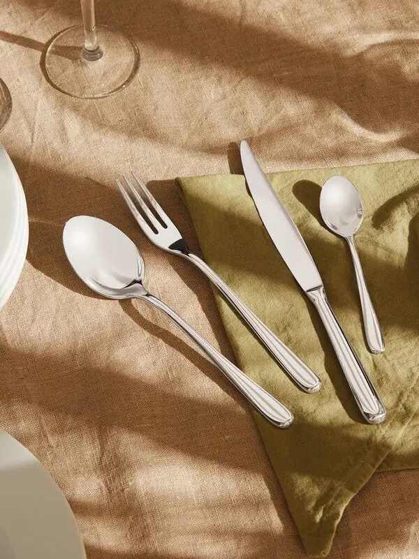 ALESSI Caccia 24 Set Cutlery - Silver