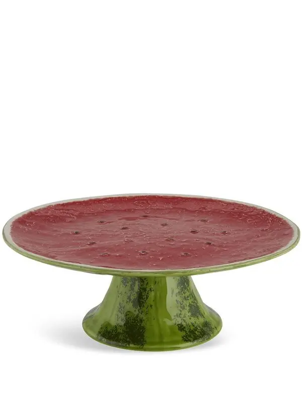 BORDALLO PINHEIRO Melancia Cake Stand - Green