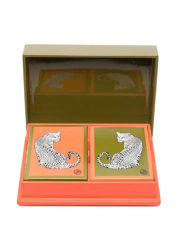 Jonathan Adler Leopard Lacquer Card Set