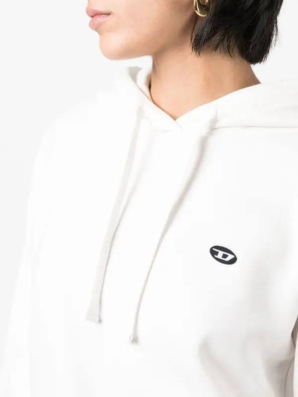 DIESEL® Logo-patch Hoodie - White