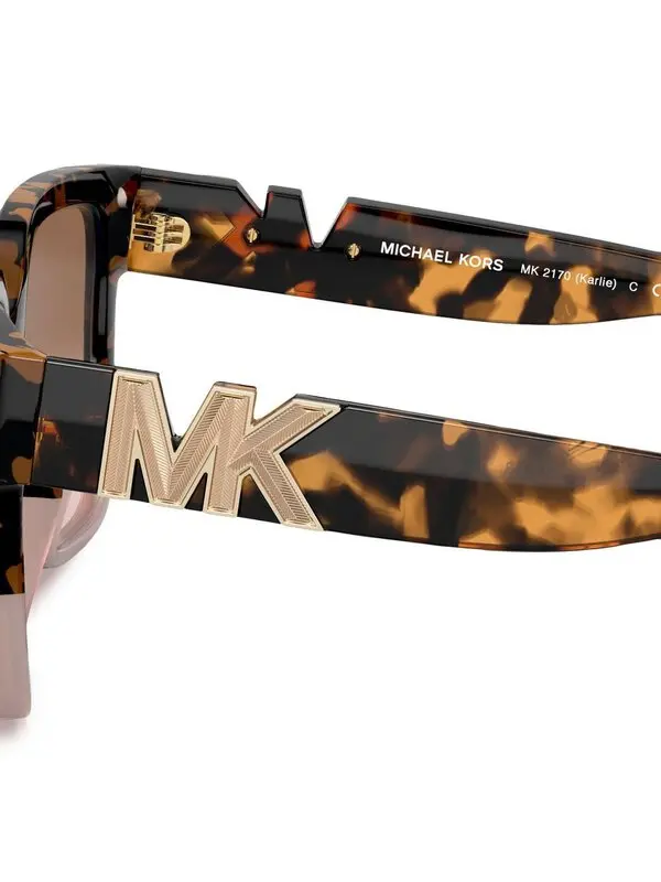 Michael Kors Karlie Tortoiseshell Oversized Sunglasses