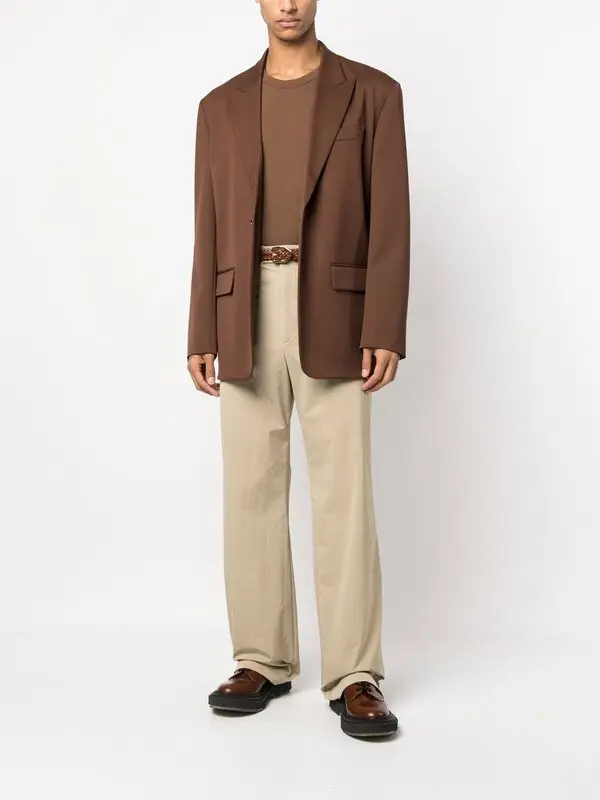 TOM FORD Solid-color Crew-neck T-shirt - Brown