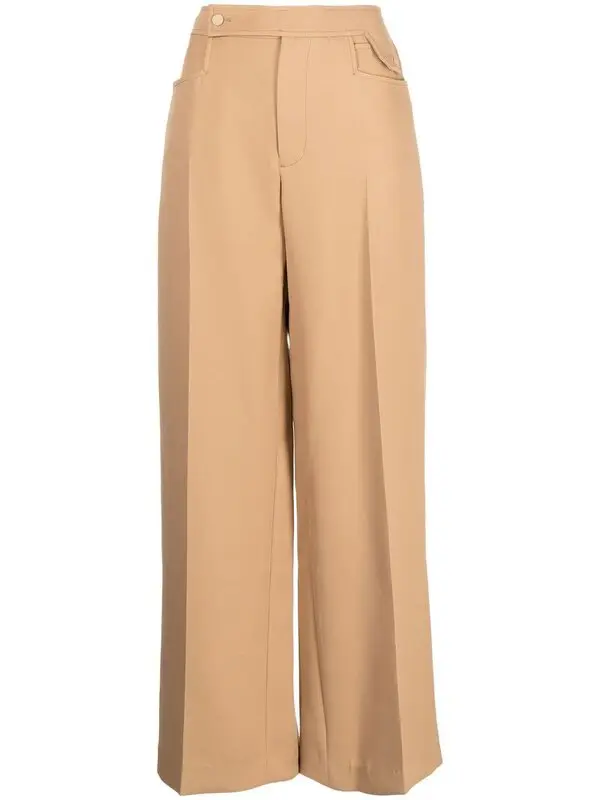 LOW CLASSIC Pressed-crease Trousers