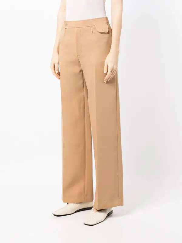 LOW CLASSIC Pressed-crease Trousers