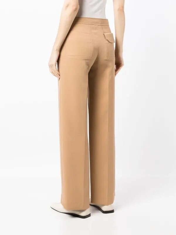 LOW CLASSIC Pressed-crease Trousers