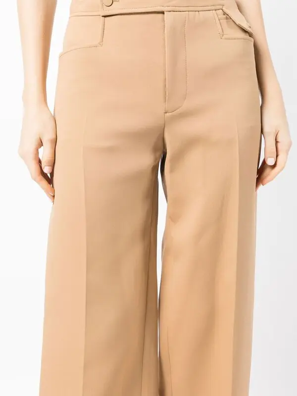 LOW CLASSIC Pressed-crease Trousers