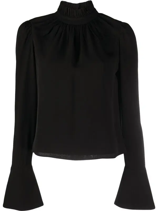Rabanne Ruched Long-sleeve Top