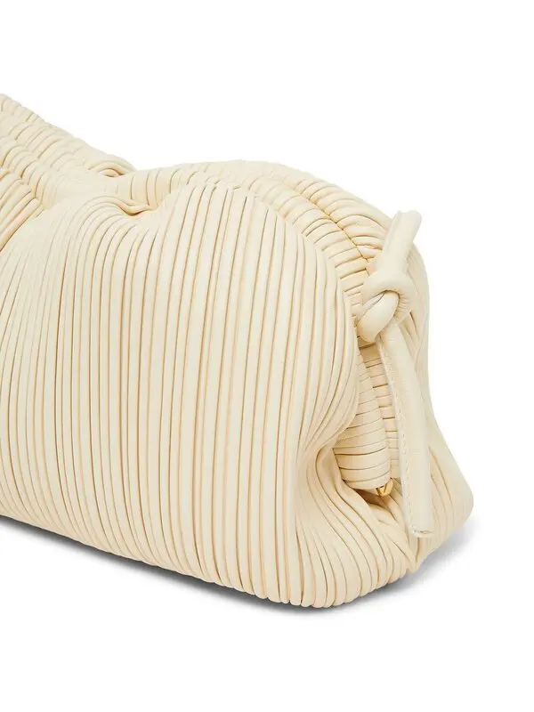 MANSUR GAVRIEL Cloud Pleated Leather Clutch