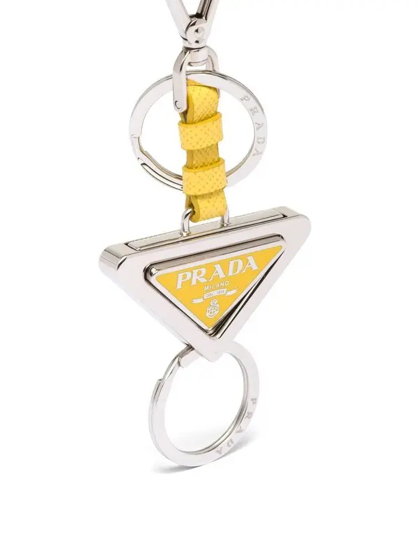 Prada Logo-pendant Keyring