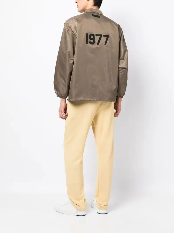 Fear Of God 1977 Logo Print Shirt Jacket - Brown