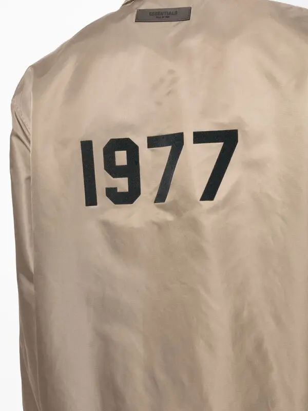 Fear Of God 1977 Logo Print Shirt Jacket - Brown