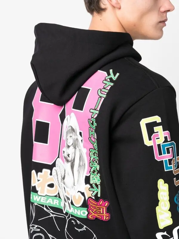 Gcds Logo-print Drawstring Hoodie