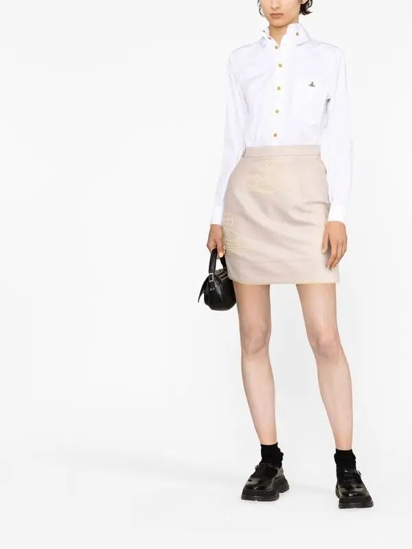 VIVIENNE WESTWOOD Rita Orb-print Wrap Skirt