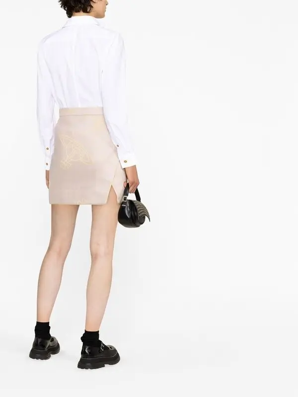 VIVIENNE WESTWOOD Rita Orb-print Wrap Skirt