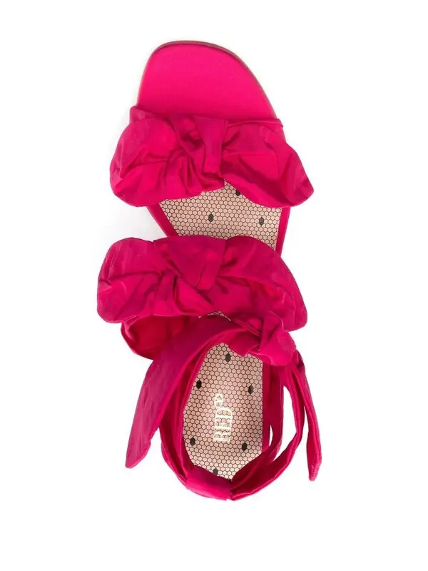 Red Valentino Bow-detail Heeled Sandals - Pink