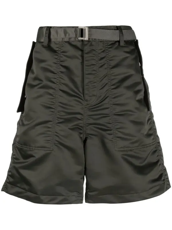 Sacai Buckle-fastened Tailored Shorts