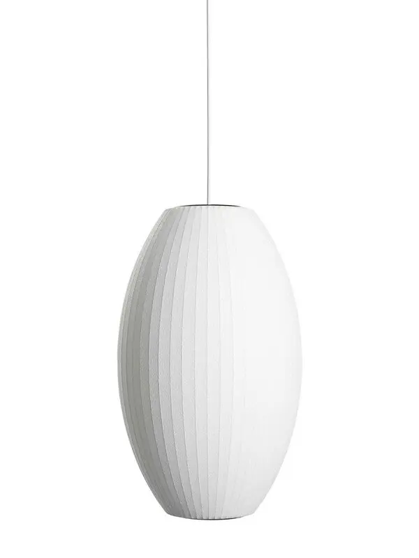 HAY Medium Nelson Cigar Bubble Pendant Lamp - White