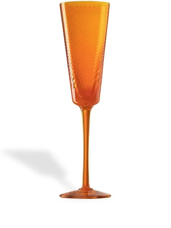 NASONMORETTI Gigolo Flute Glass - Orange