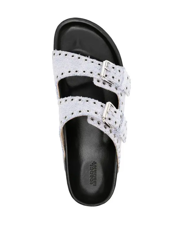 Isabel Marant Étoile Double-buckle Denim Sandals