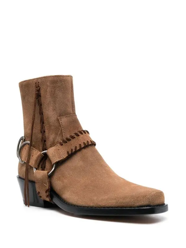BUTTERO® Suede Ankle Boots - Brown