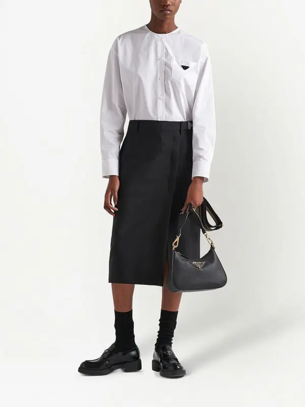 Prada Logo-strap Shoulder Bag