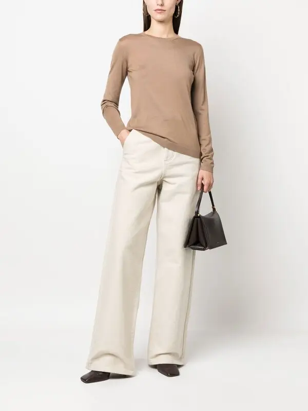 Ralph Lauren Cashmere Long-sleeve Sweater - Brown