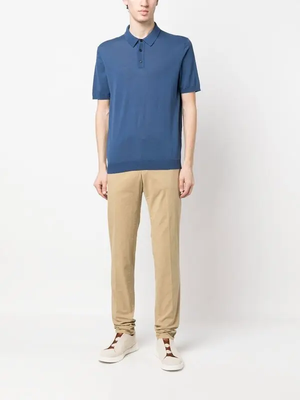 ROBERTO COLLINA Cotton Polo Shirt