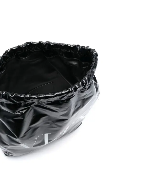 Valentino Garavani Vltn Patent Leather Backpack