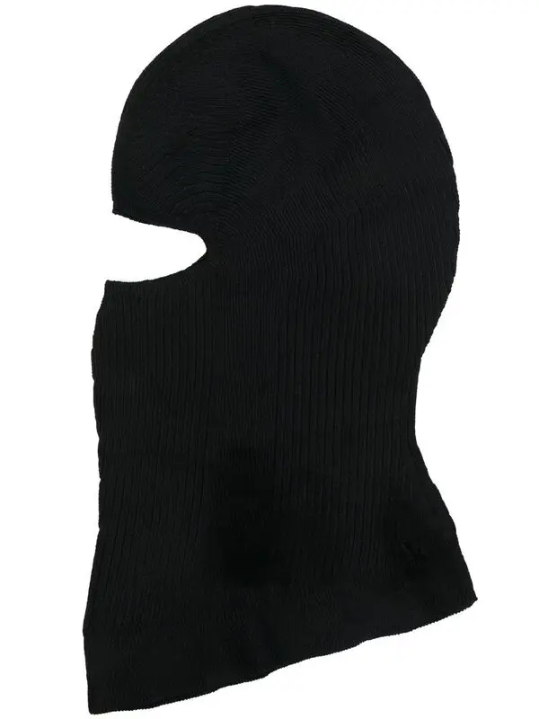 MISBHV Logo-embroidered Knitted Balaclava - Black