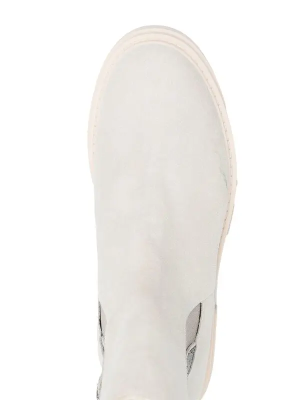 Fabiana Filippi 45mm Suede Boots - Neutrals