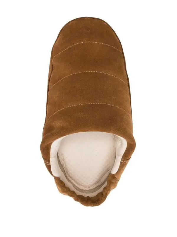 Moon Boot Evolution Suede Slippers - Brown
