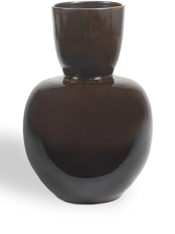 SERAX Pure Glazed Vase - Brown