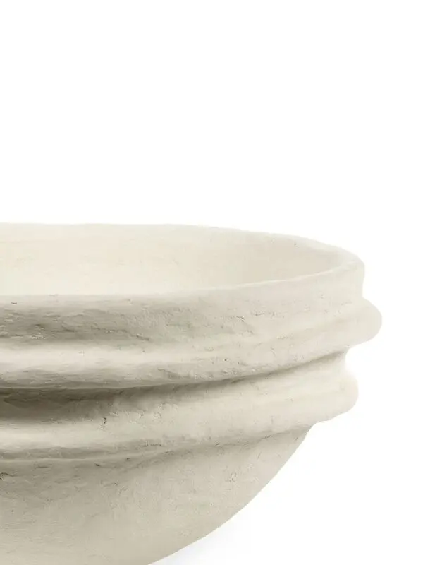 SERAX Earth Papier Mâché Bowl - White