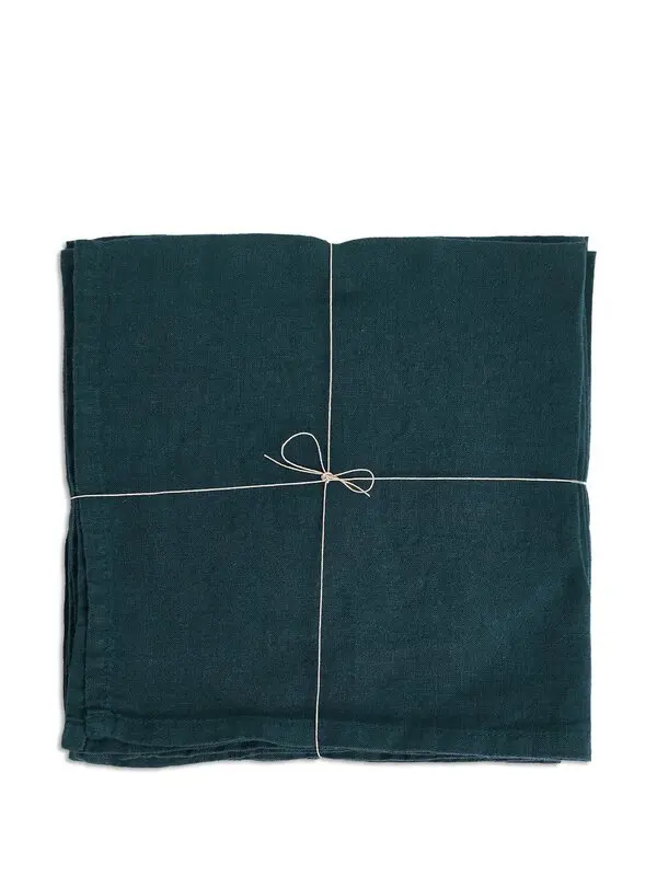 ONCE MILANO Linen Napkin Set - Blue