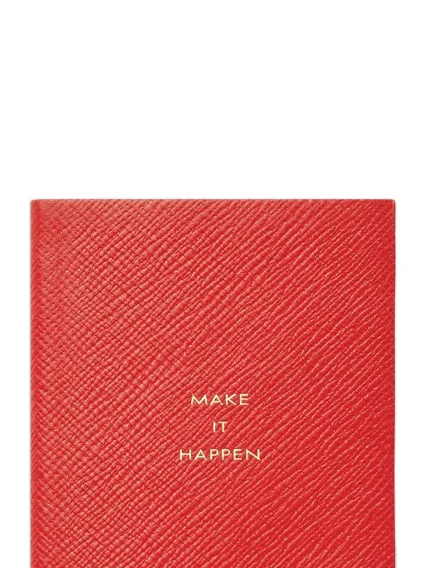 Smythson Make It Happen Leather Notebook