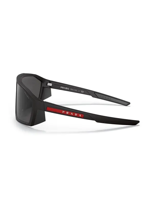 Prada Geometric Frame Sunglasses - Black
