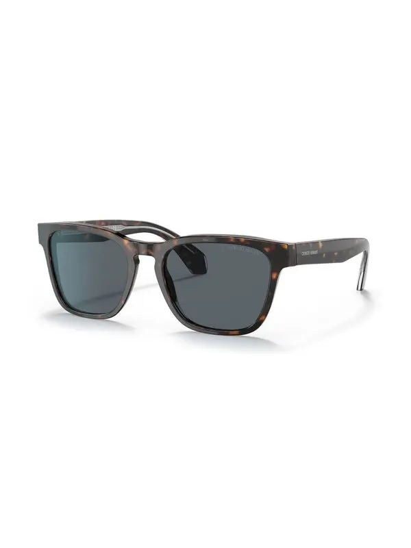 Giorgio Armani Tortoiseshell Square Frame Sunglasses