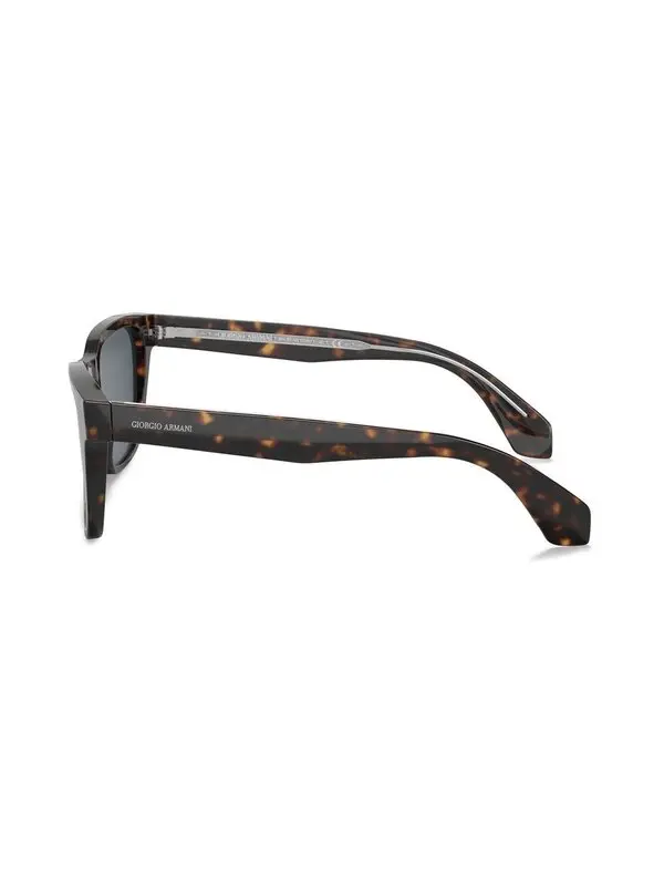 Giorgio Armani Tortoiseshell Square Frame Sunglasses