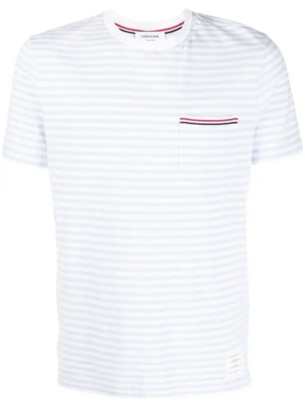 Thom Browne Stripe-print Cotton Shirt