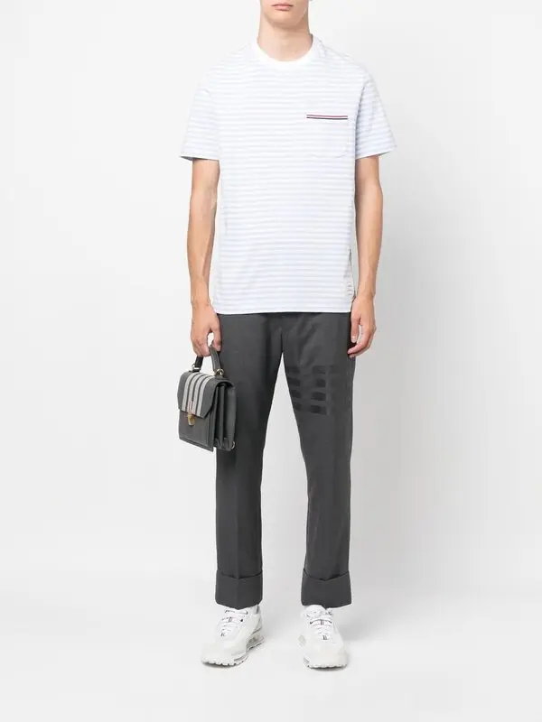 Thom Browne Stripe-print Cotton Shirt